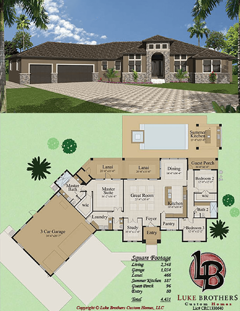 The Everglade - Luke Brothers Custom Homes Since 1968